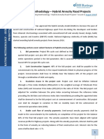 Hybrid Annuity Model For Highway Projects: Ministry of Road Transport ...