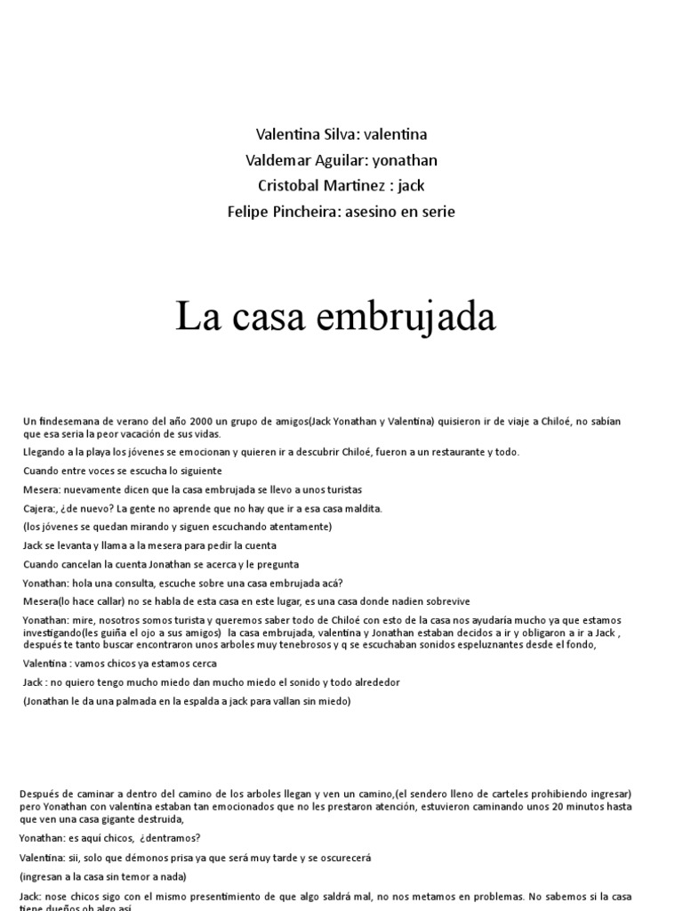 La Casa Embrujada | PDF