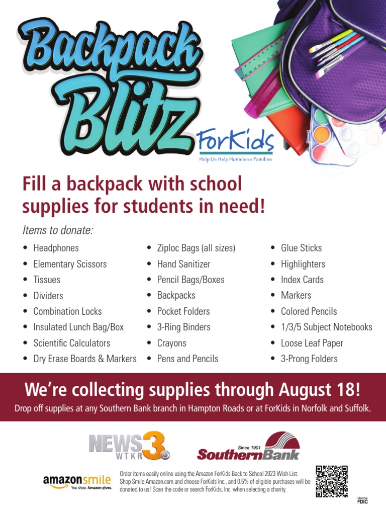 SBK Backpack Blitz 2023 Flyer FIN | PDF | Home & Garden | Wellness
