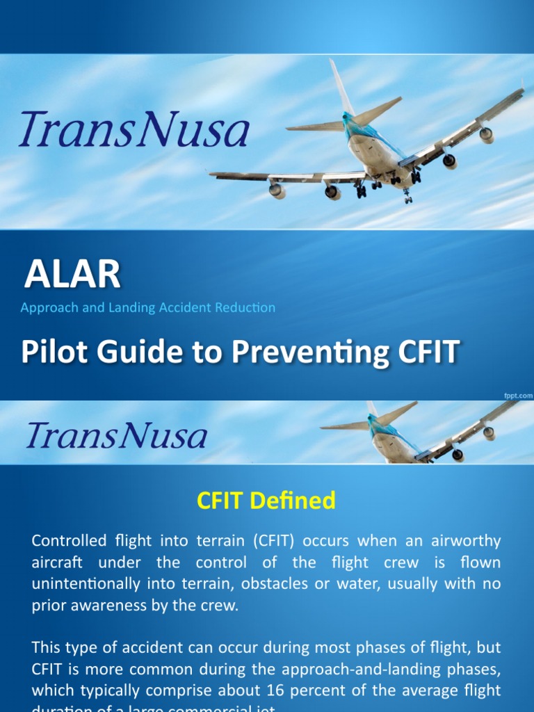 Preventing CFIT in Approach and Landing | PDF | Altimeter | Aircraft