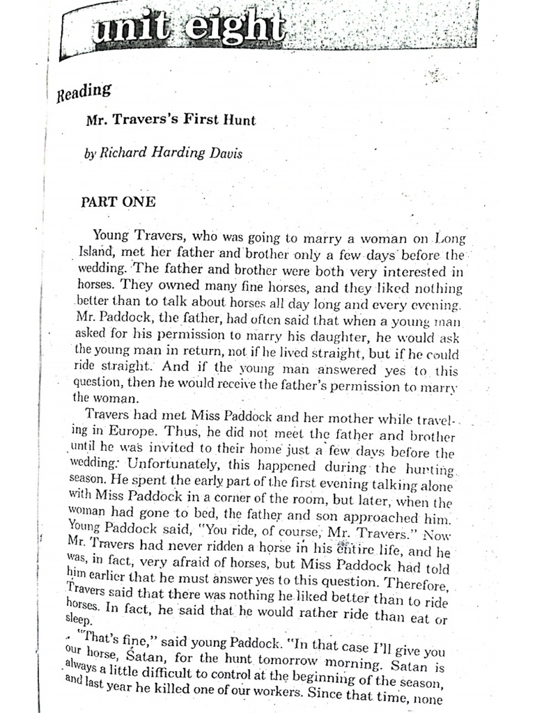 Story1 - Travers - First Hut | PDF