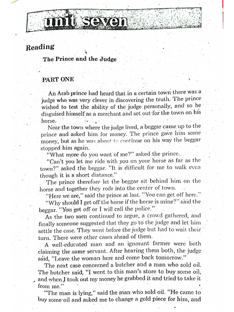 Story2 Prince and The Judge | PDF