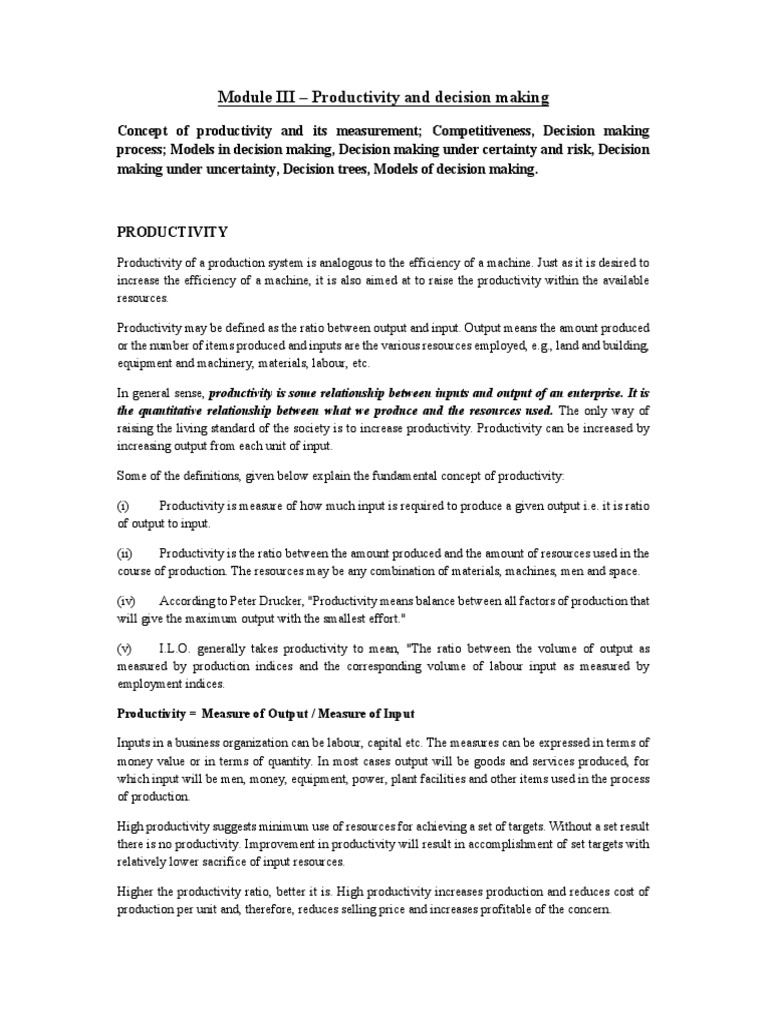 MFE - Mod 3 | Download Free PDF | Factors Of Production | Labour Economics