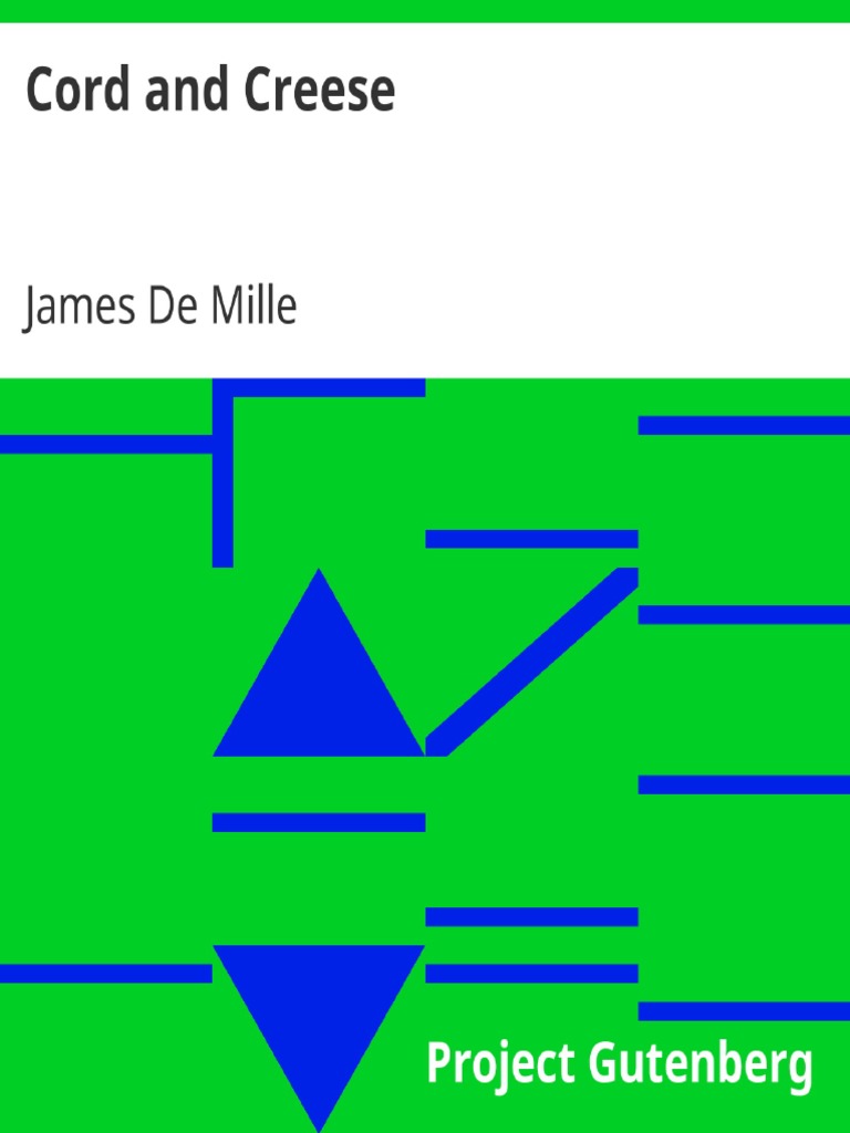 Cord and Creese by James de Mille | PDF | Project Gutenberg
