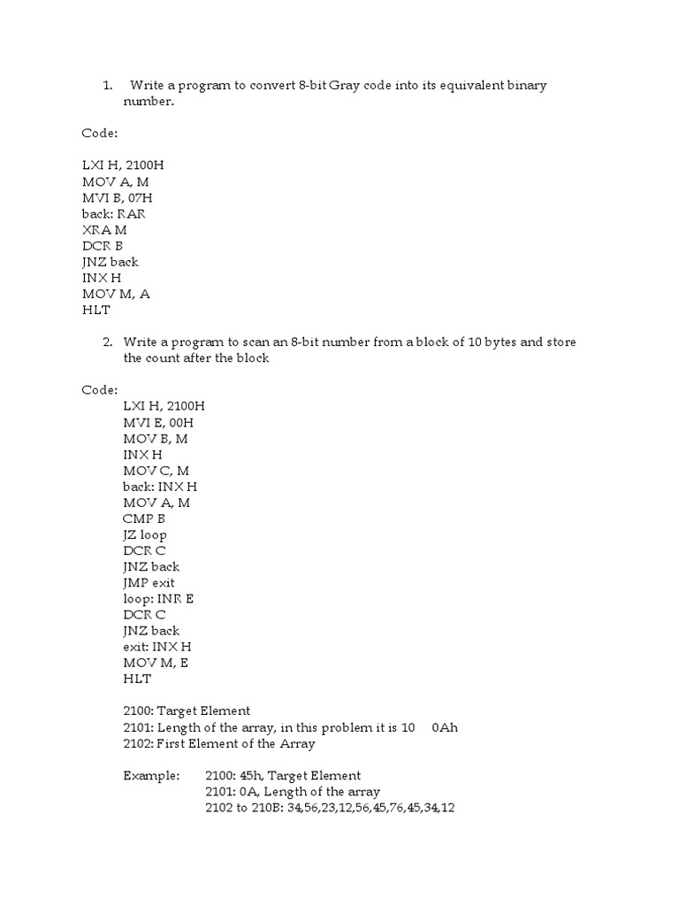 MicroprocessorLab OmNagpurey ENT256 | PDF | Binary Coded Decimal | Office Equipment