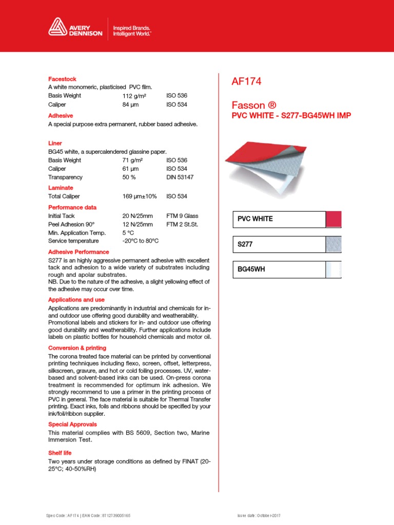 Material PVC White | PDF | Adhesive | Materials