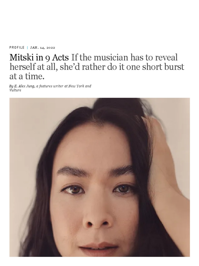 Profile - Mitski On Her New Album, Laurel Hell,' and Fame | PDF