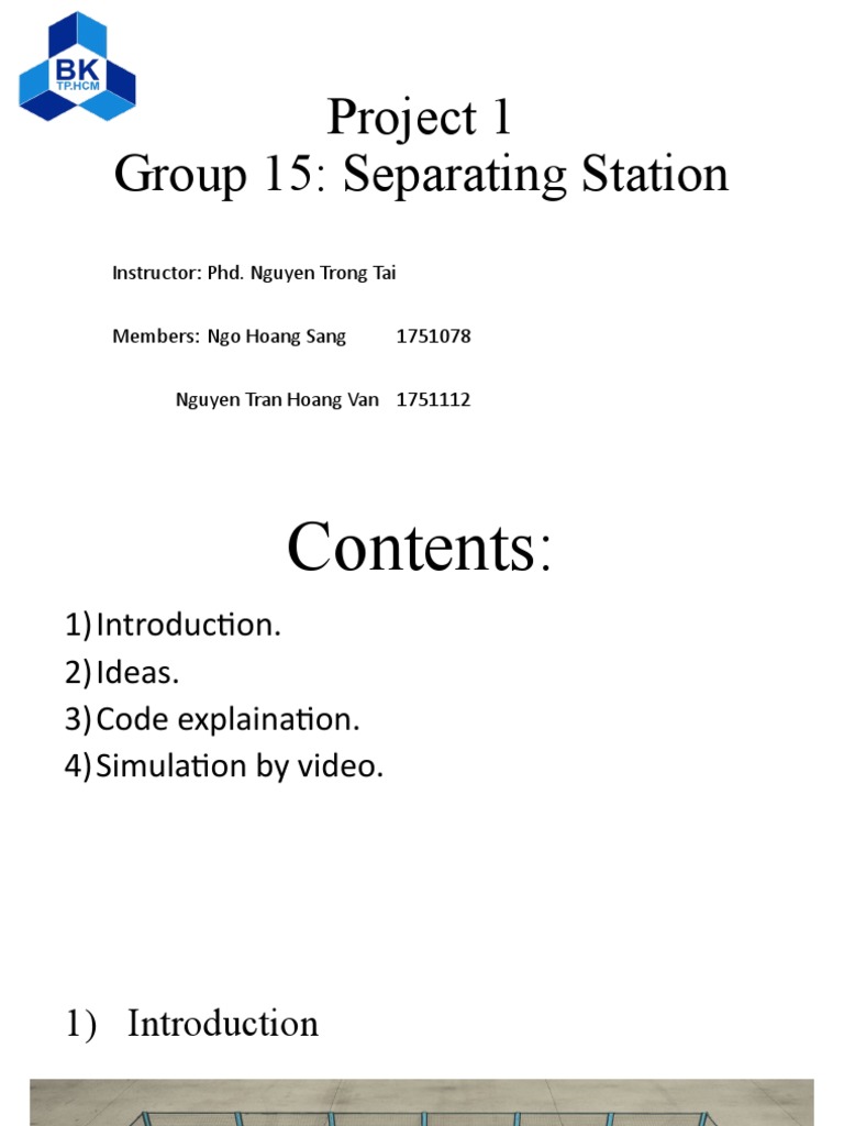 Separating Station | PDF | Computing | Manufactured Goods