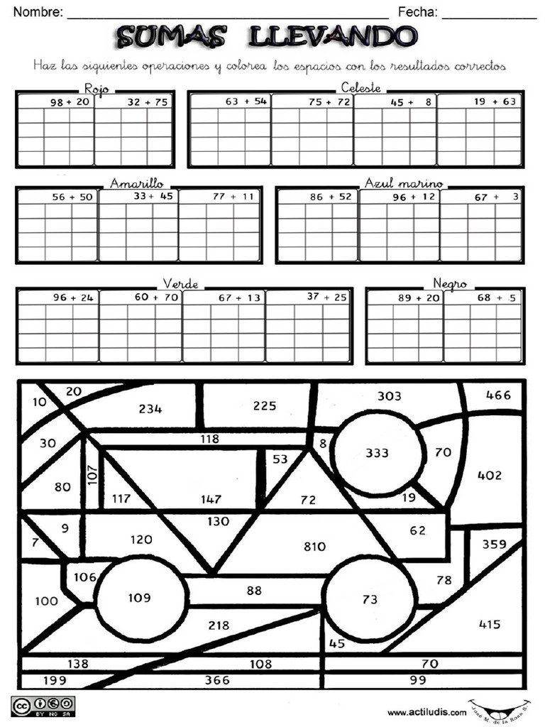 02 Sumas Llevando 2 Dígitos 004 ABN | PDF