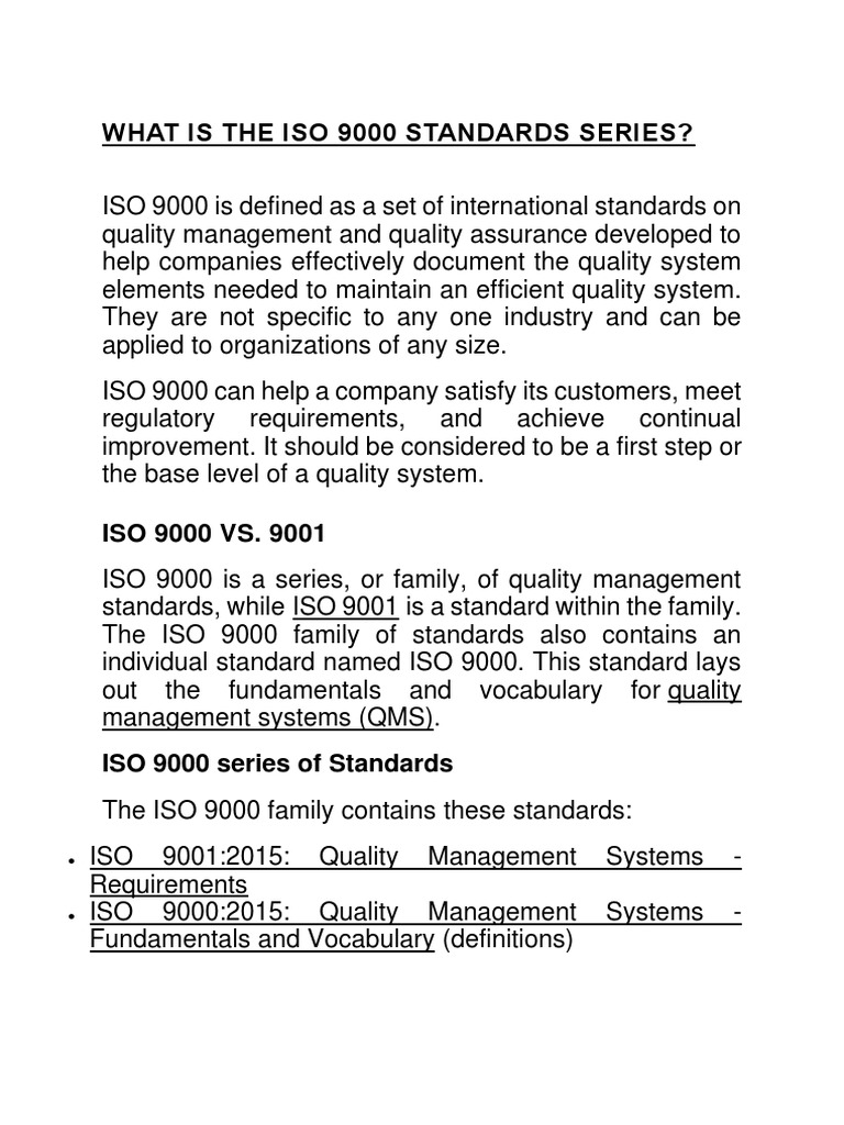 ISO 9000 Standards & Kaizen Guide | PDF | Iso 9000 | Quality Management