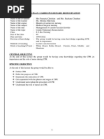 CPR Checklist | PDF | Cardiopulmonary Resuscitation | Medical Treatments