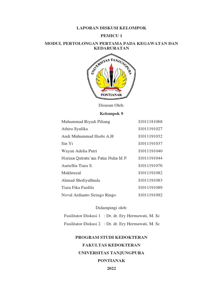DKP1 - Kelompok 9 - Modul P2K2 | PDF | Kesehatan Holistik