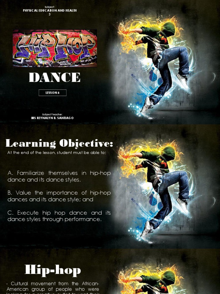 Lesson 6 - Hip Hop Dance | PDF