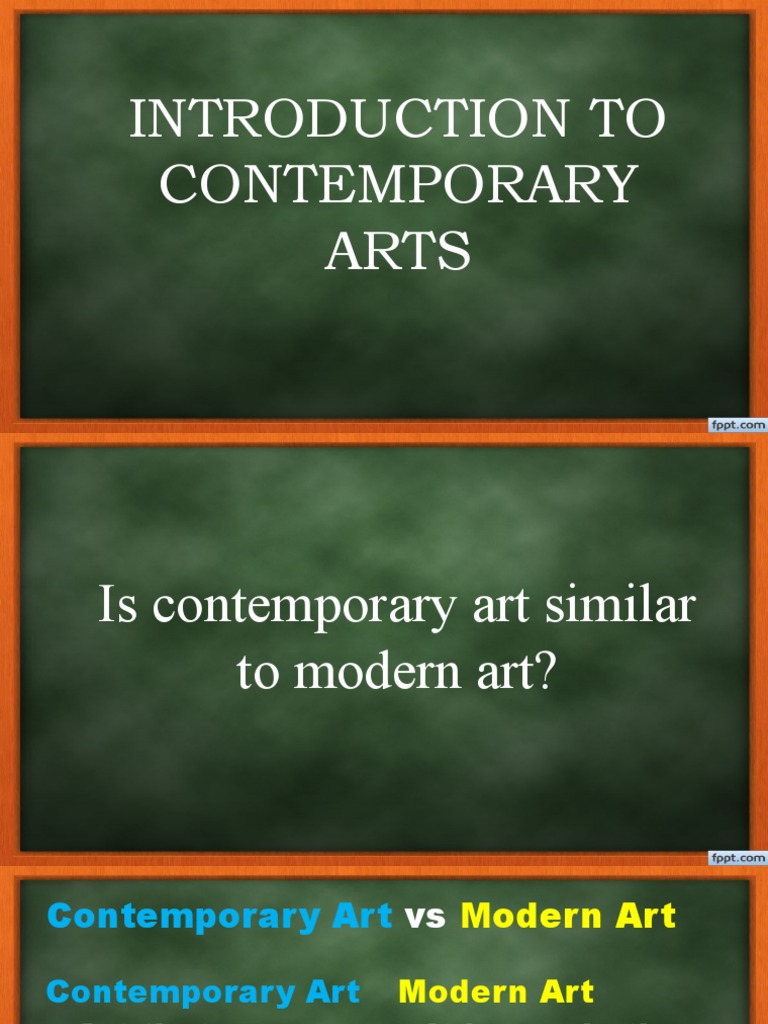 Lesson 1 Intro To Contempo Arts and Visual Arts | PDF