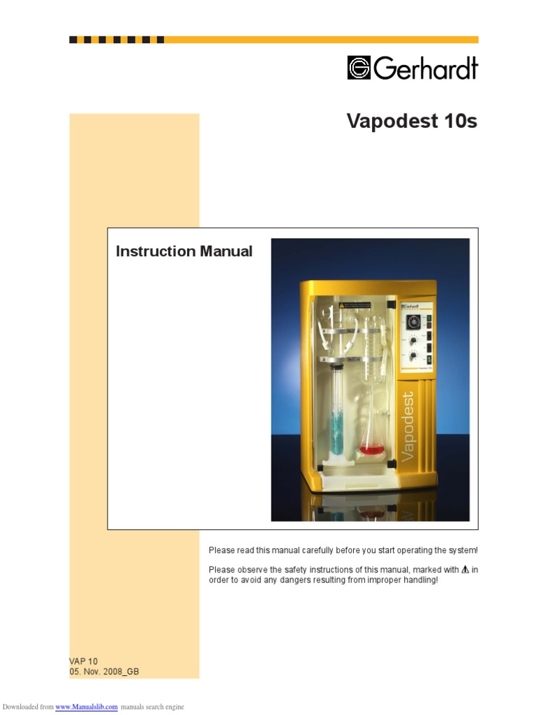Vapodest 10s | PDF | Mains Electricity | Distillation