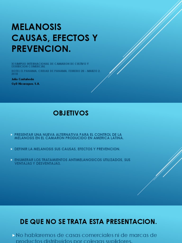 Melanosis Causas, Efectos y Prevencion. | PDF | Enzima | Proteólisis