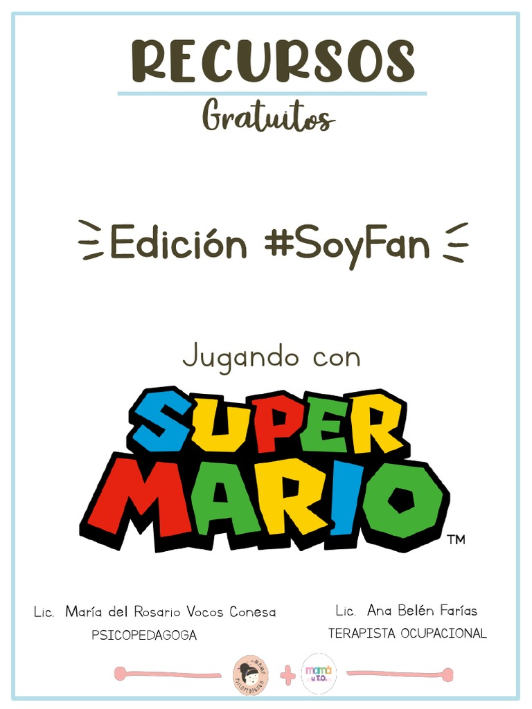 Mario Bross Pdf Mario Nintendo