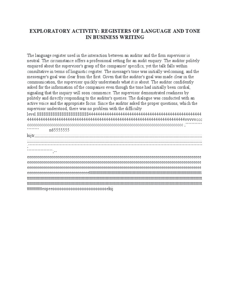 Exploratory Activity | PDF