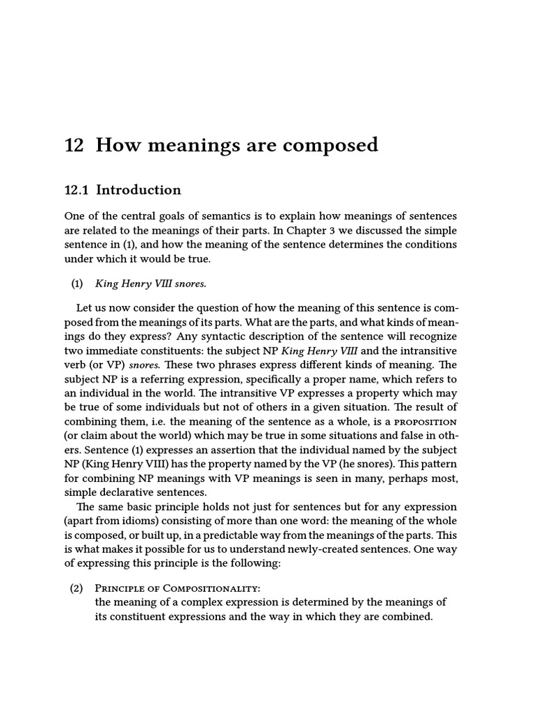 Analyzing Meaning - An Introduction To Semantics and Pragmatics (PDFDrive) (1) - 233 | PDF ...