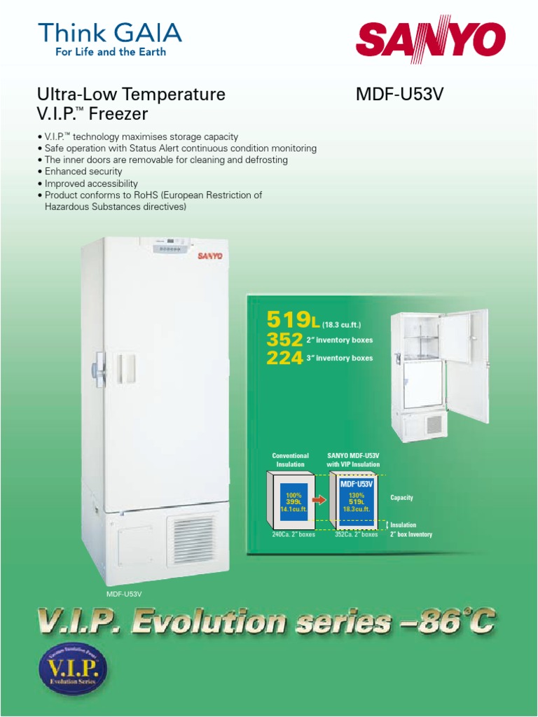 Sanyo MDF-U53V | PDF