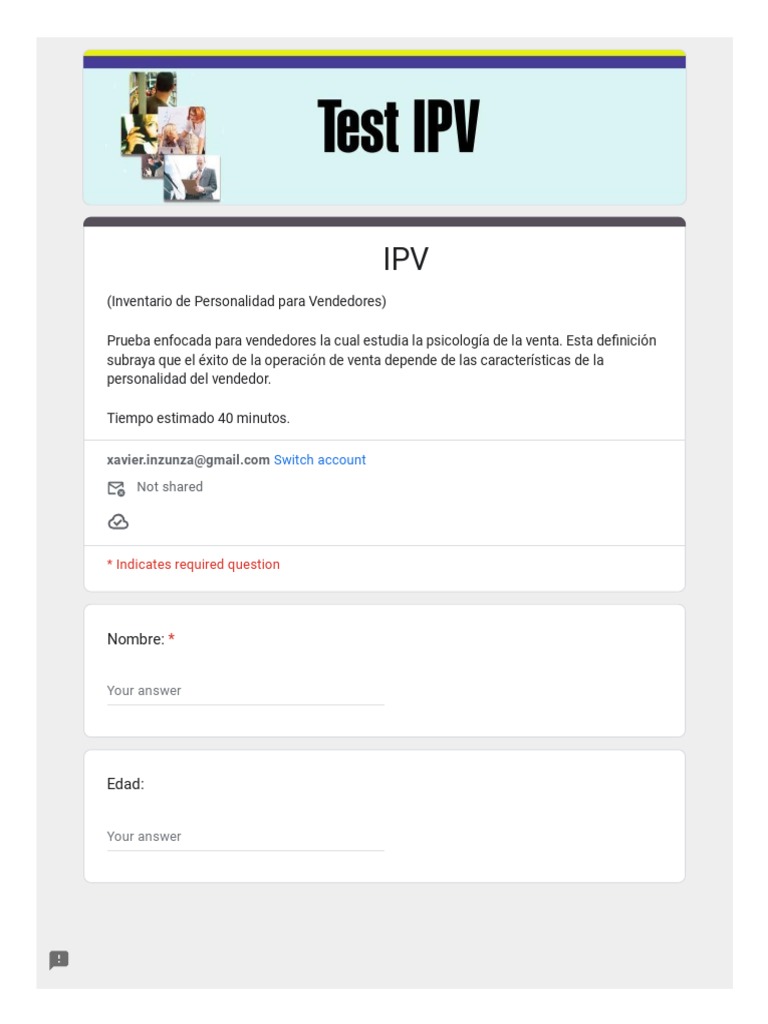 Test de IPV | PDF