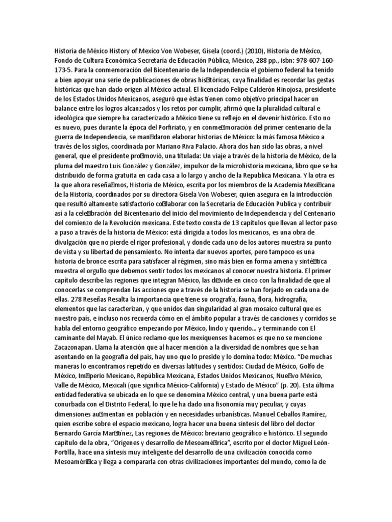 Historia de México: Análisis Bicentenario | PDF | México | Nueva españa