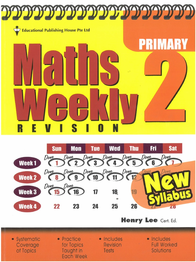 Primary Maths Weekly Revision 2 | PDF
