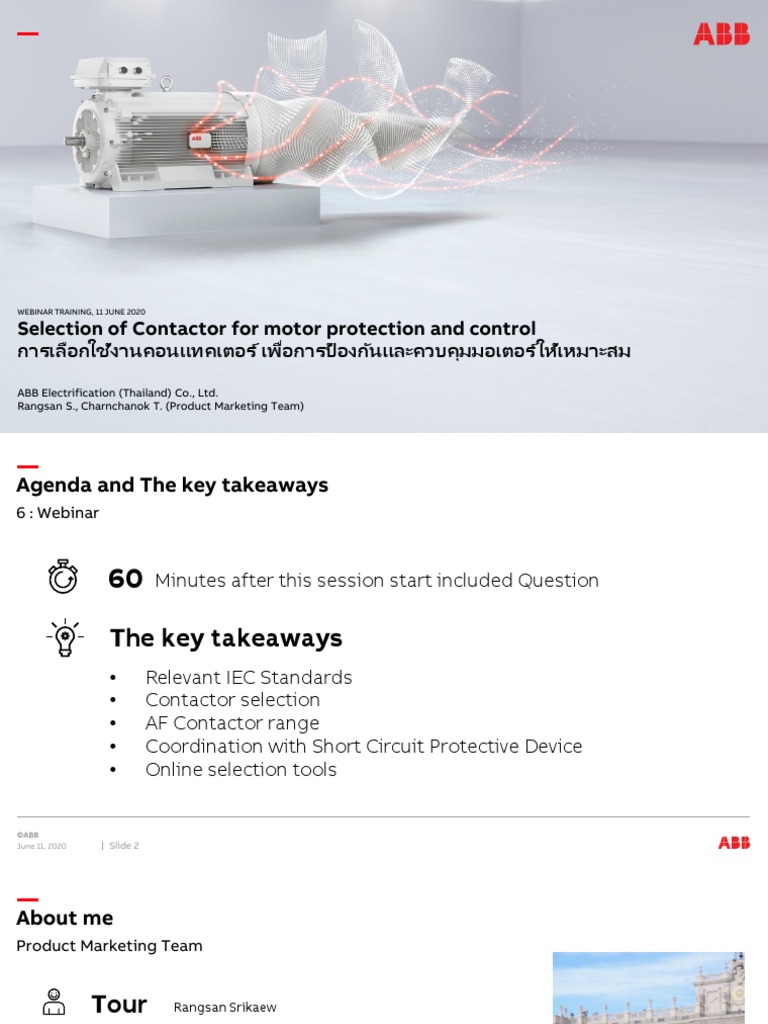 Contactor Selection for Motor Control | PDF | Fuse (Electrical) | Relay