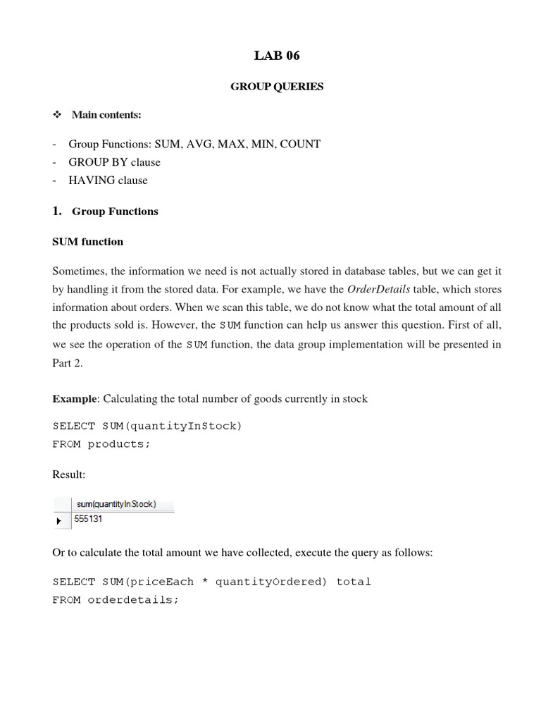 Lab06 Mysql Pdf Computer Programming Computing 0393
