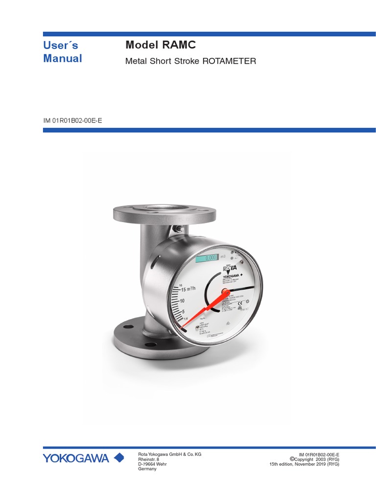 Ramc Im Im01r01b02-00e-E 15 | PDF | Pipe (Fluid Conveyance) | Flow ...