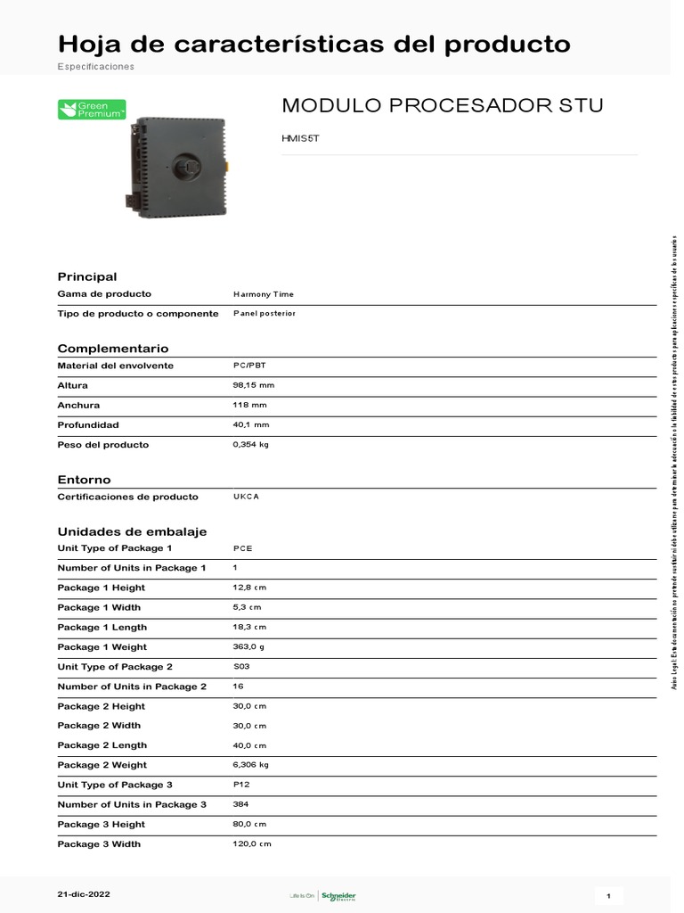 Harmony STO7 y STU - HMIS5T | PDF