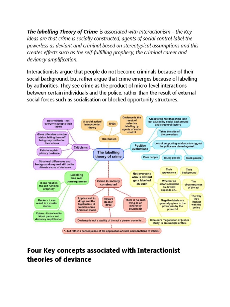 Labelling Theory | PDF
