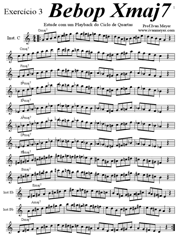 Exercicio 3 Bebop Maiores | PDF