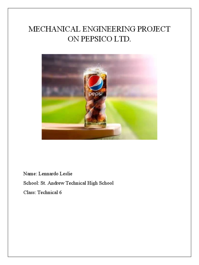Pepsi Mechanical Engineer | PDF | Pepsi | Employment