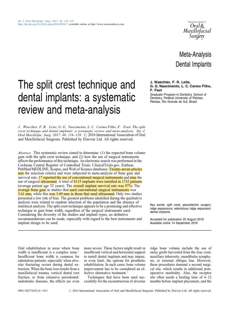 Split Technique 3 | PDF | Dental Implant | Dentistry