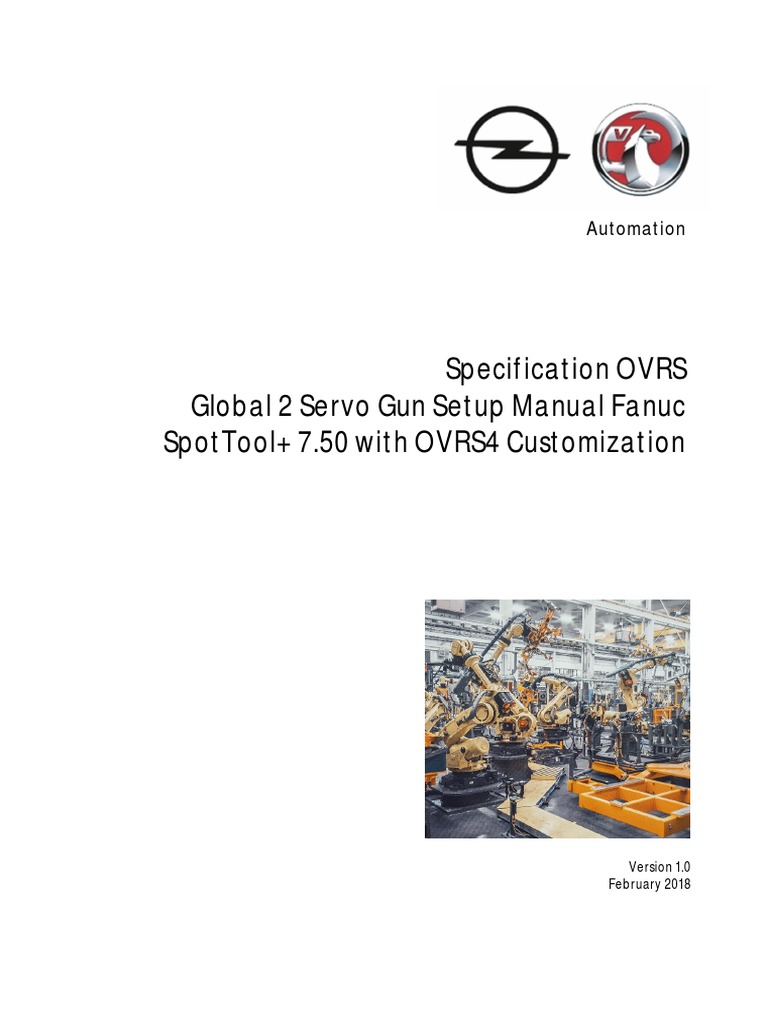 Global 2 Servogun Setup Users Manual For 7.5 Rev 1.0 | PDF | Servomechanism | Computer Engineering