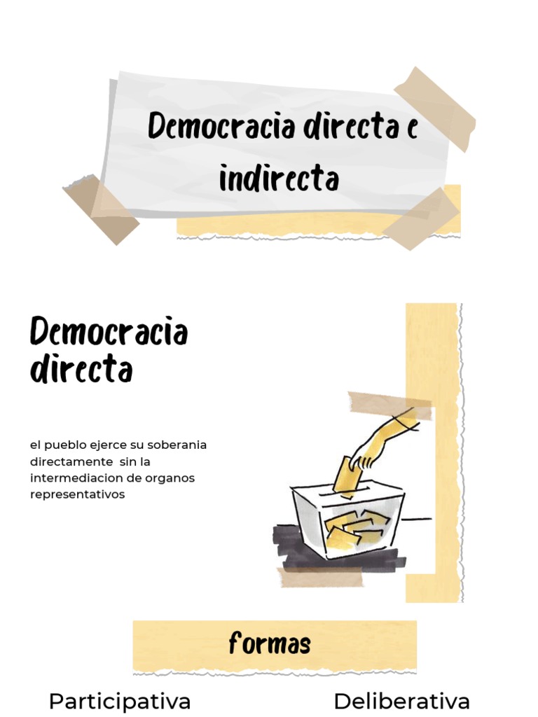 Democracia Directa e Indirecta en Venezuela | PDF | Votación | Democracia