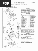 HIF44 Carburetor Instruction Manual | PDF | Carburetor | Valve
