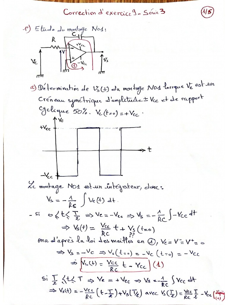 Correction Exercices 9, 10 Et 11 Série 3 | PDF