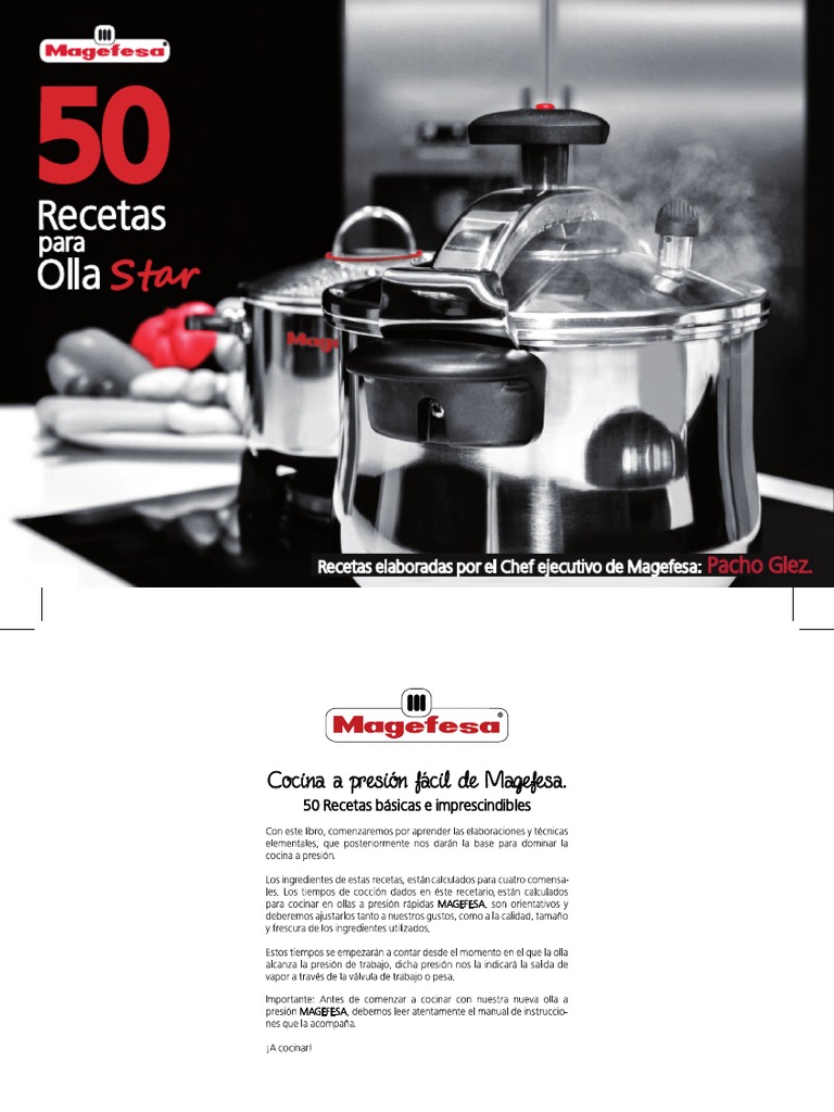 Magefesa Recetario Olla Rapida | PDF