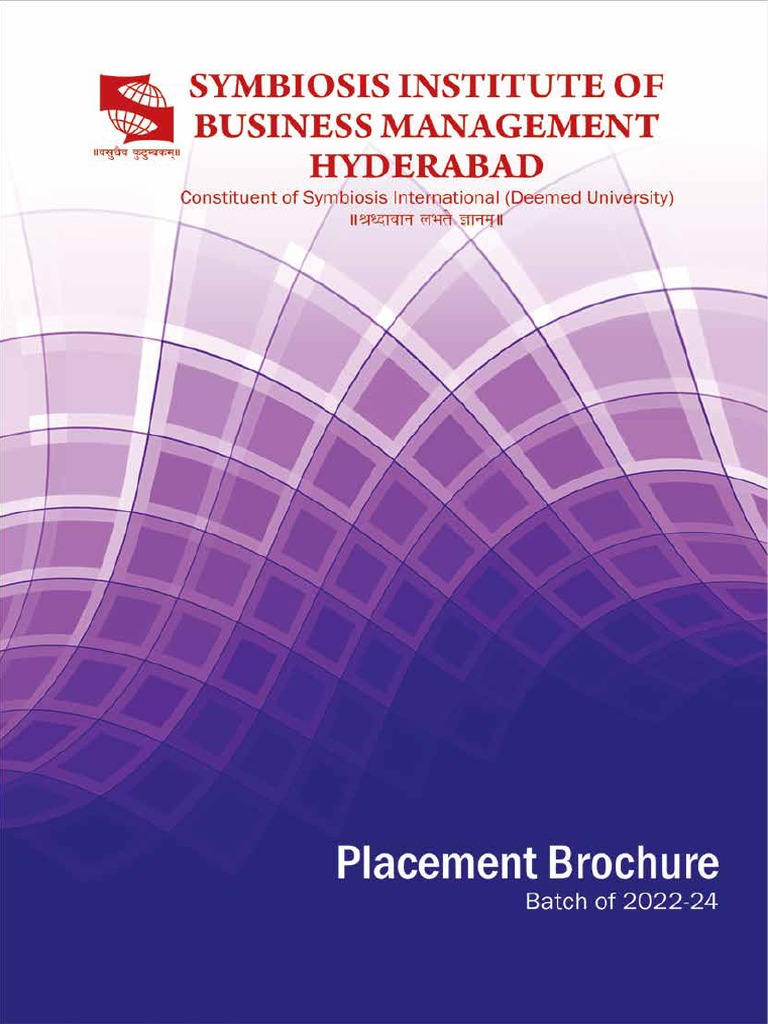 SIBM Placement Brochure_2023-24_compressed | PDF | Mentorship | Libraries