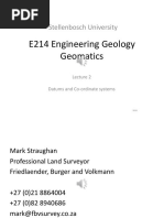 South African Coordinate Systems | PDF | Geodesy | Latitude