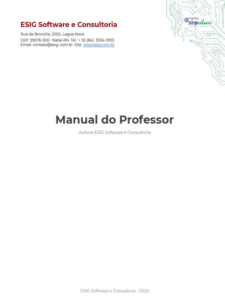 Manual Do Professor | PDF | Calendário | Cálculo