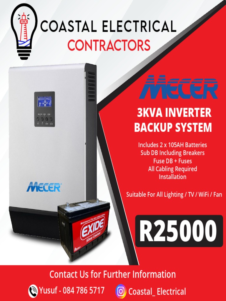 Mercer Inverter 3KVA | PDF | Computers