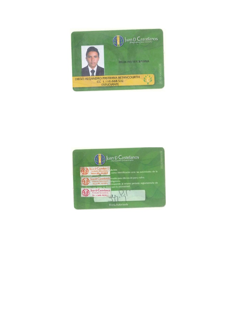 Carnet Estudiantil | PDF