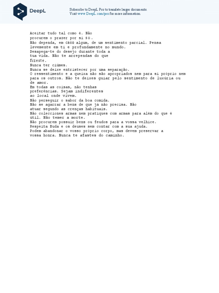 Dokkodo by Miyamoto Musashi PDF Free PT | PDF