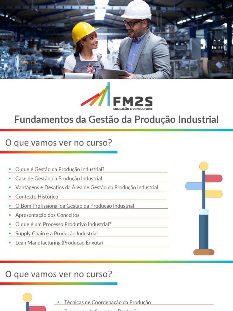 Fm2s Slides Fundamentos Da Gestão Da Produção Industrial Pdf