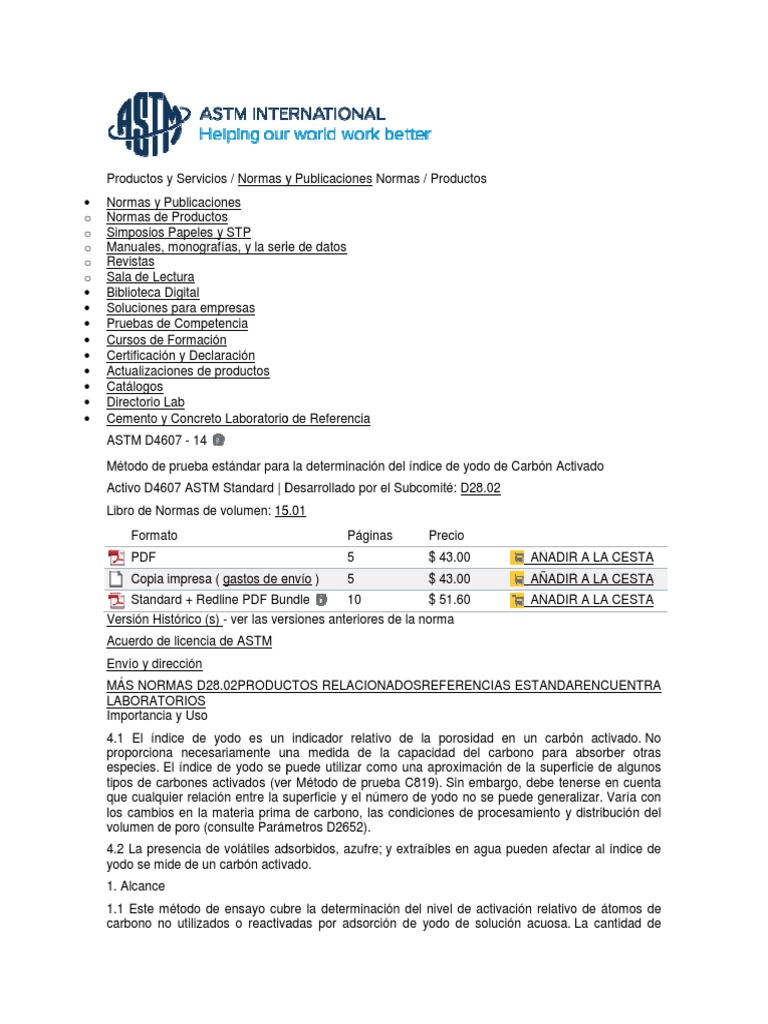 Astm D4607 - 14 | PDF