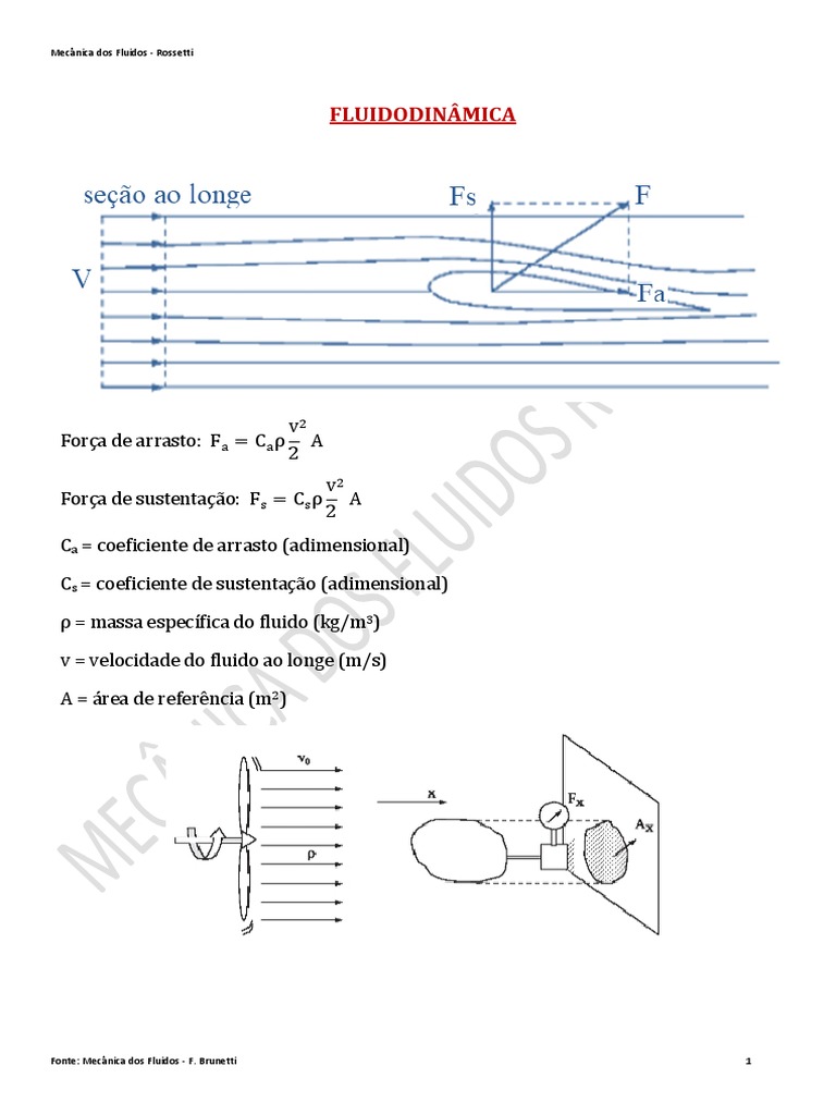 Capítulo 9 - 1 Fluidodinâmica - Arrasto de Superfície | PDF