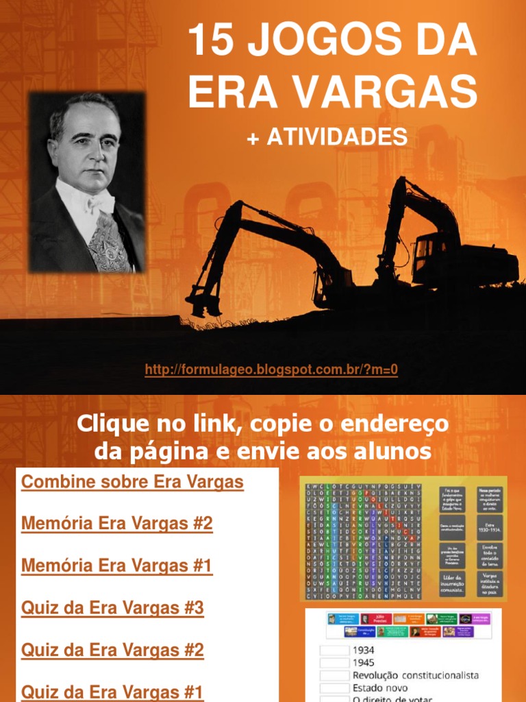 15 Jogos Da Era Vargas | PDF